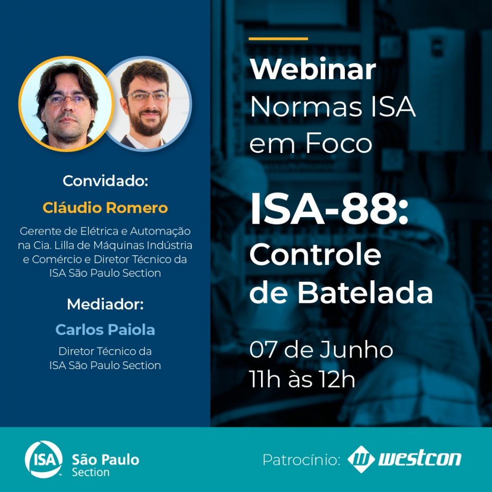 Webinar – Normas ISA em Foco – ISA-88: Controle de Batelada | ISA São ...